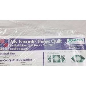 Jo-Ann | Other | Joann My Favorite Things Quilt Block Of The Month May ...